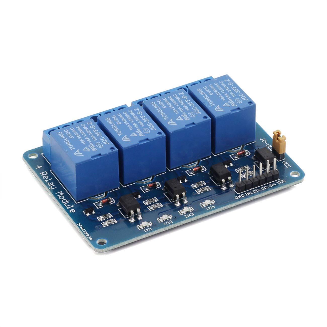 4 Channel 5V Relay Module Products - Ready Electronics