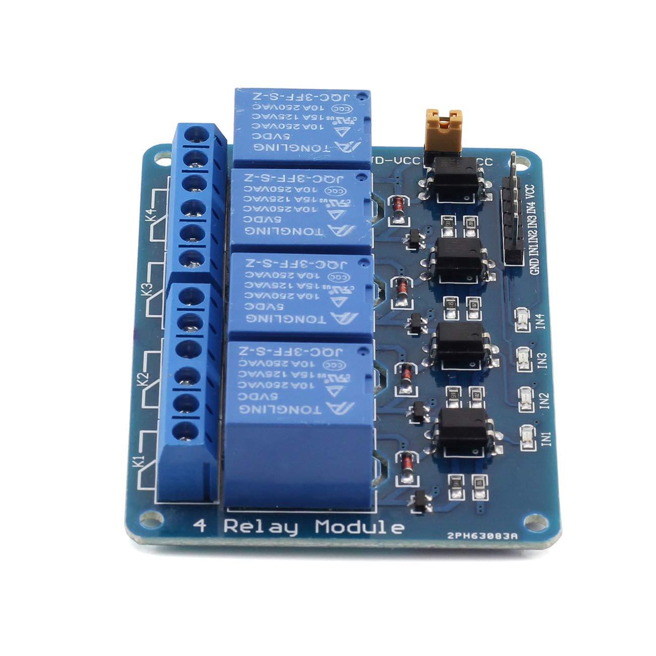 4 Channel 5V Relay Module Products - Ready Electronics